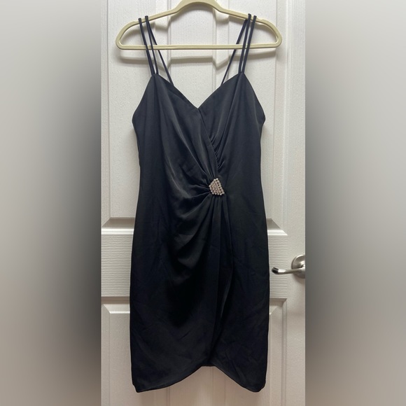 Carlotta | Dresses | Vintage Carlotta Lbd Ruched With Rhinestone ...